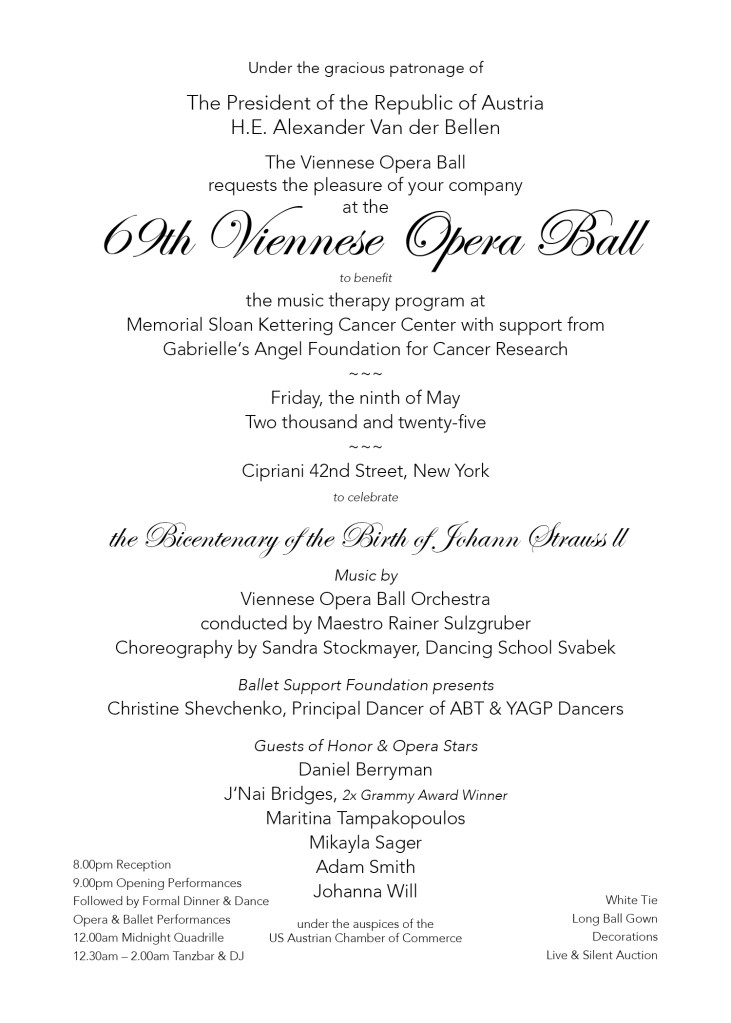 69th Viennese Opera Ball – Viennese Opera Ball